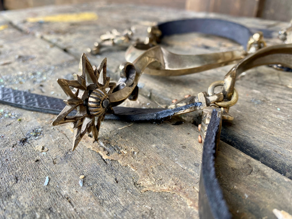 16th Century Bronze Rowel Spurs - Tod's Workshop