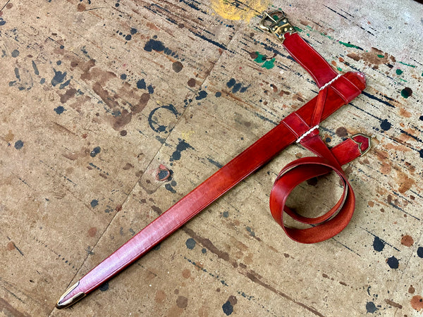 15thC Knotted - medieval sword scabbard - Tod's Workshop